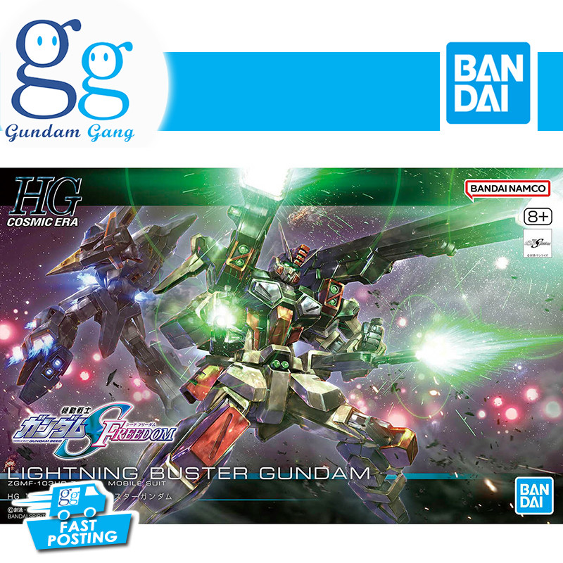 HG Lightning Buster Gundam Cosmic Era 1/144 [Gundam Gang] | Shopee Malaysia
