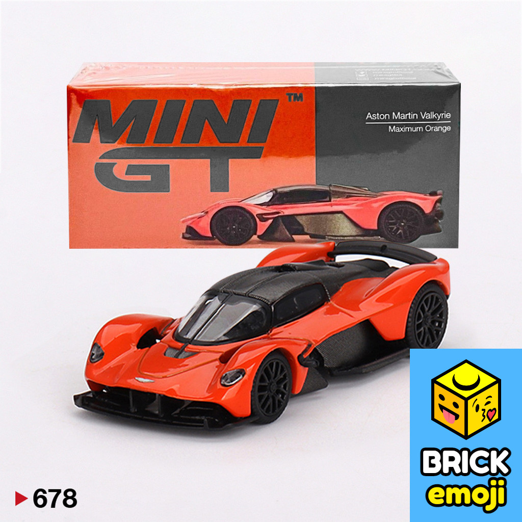Mini GT 678 Aston Martin Valkyrie Maximum Orange 1/64 | Shopee Malaysia