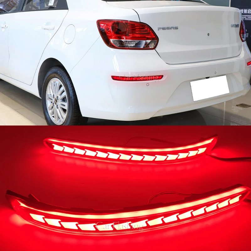 For KIA Pegas Soluto 2017 2018 2019 2020 2021 2022 2023 LED Rear Bumper ...