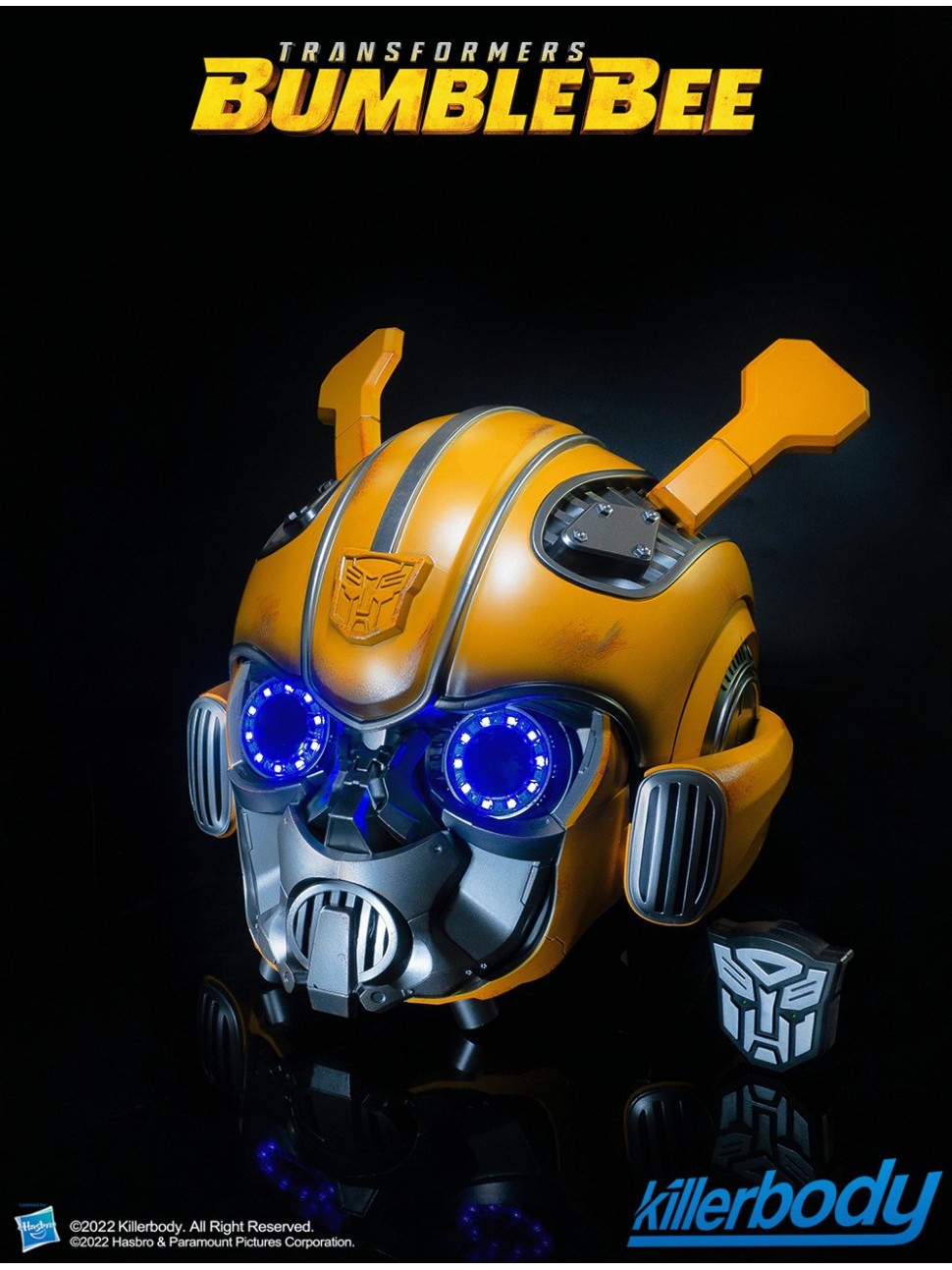 1:1 Bumblebee Helmet Wearable Mask Helmet Megatron Surrounding Toys ...
