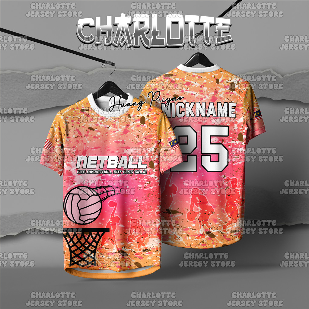 netball T-shirts Various colors Beautiful and stylish Custom name ...