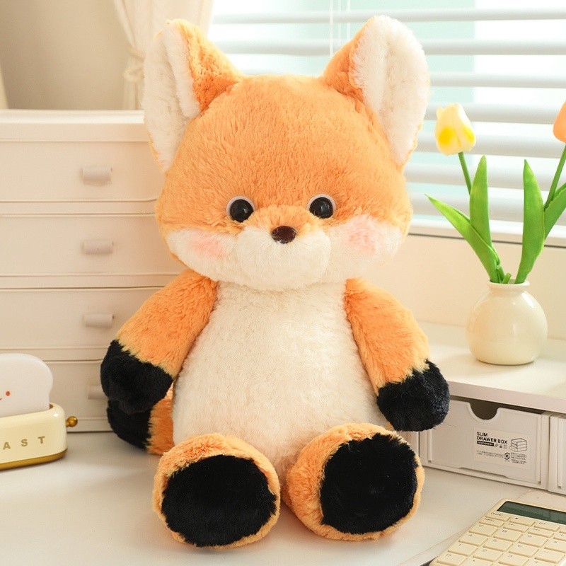 New Forest Running Fox Animal Series Cute Girl Heart ins Plush Toy Doll ...
