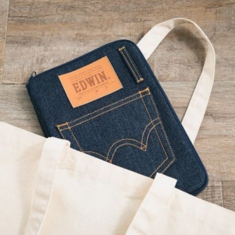Japanese New Style Magazine BOOK Appendix Denim Bag Portable Travel ...