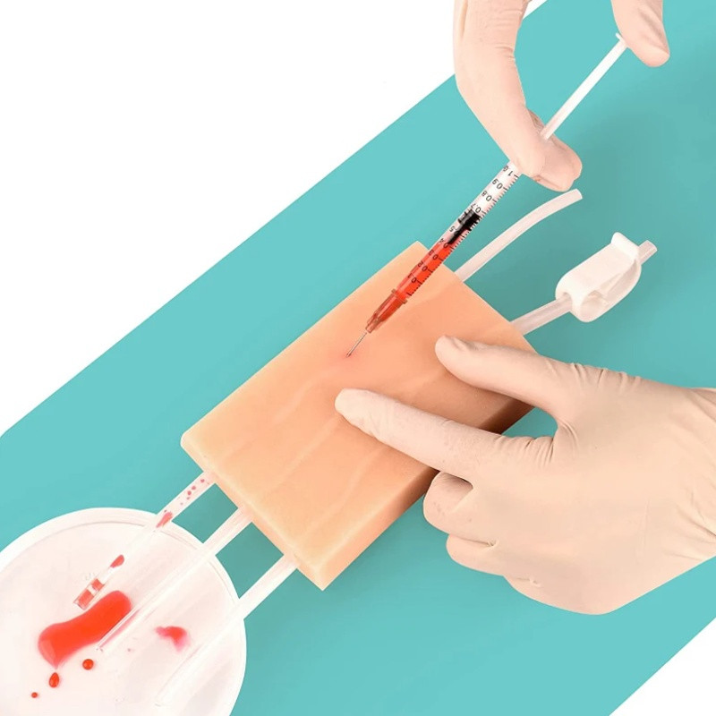 Intravenous Injection Nurses Blood Collection Simulated Skin Exercise ...