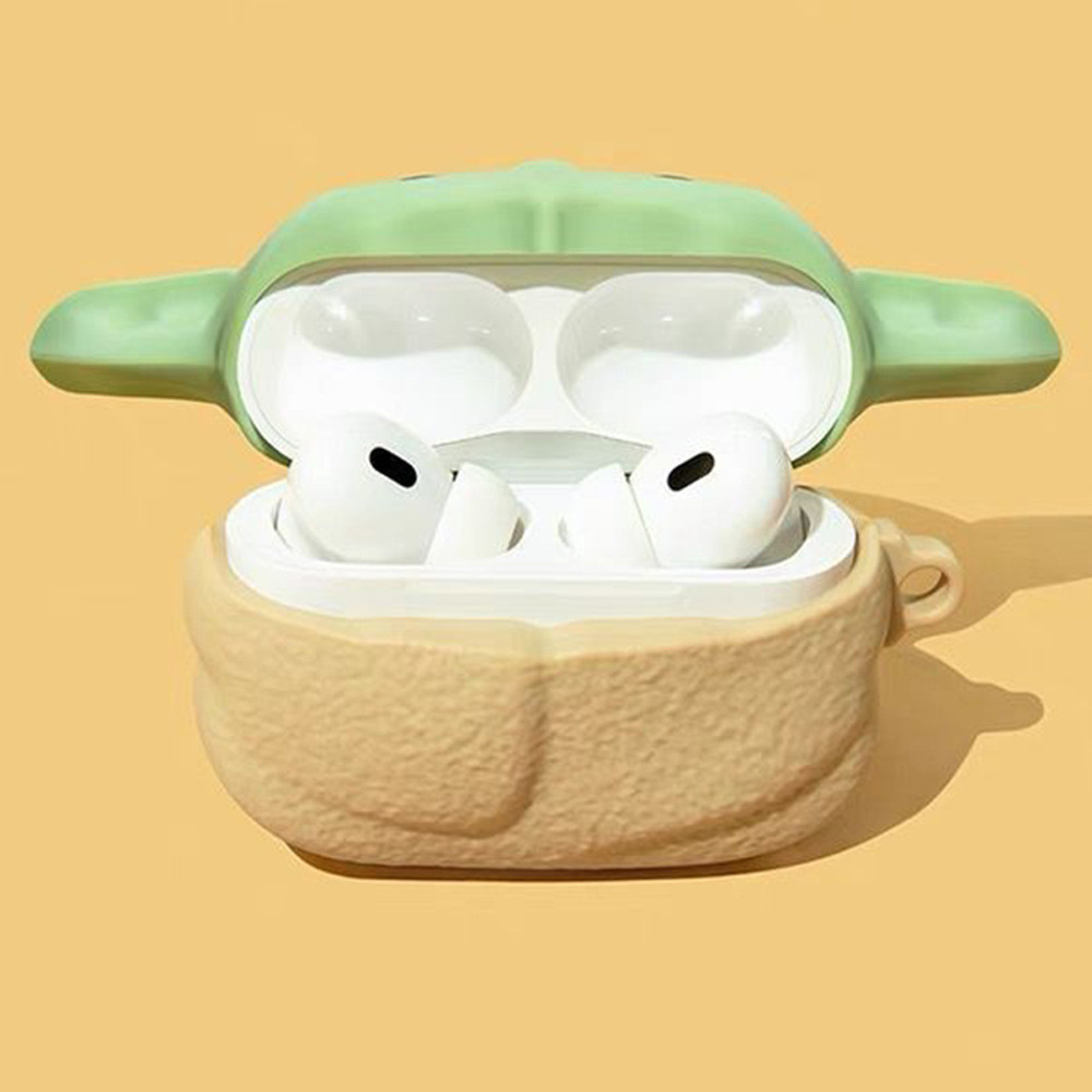 Funny Cartoon Alien Monster Silicone Earphone Case with Hook Bluetooth ...