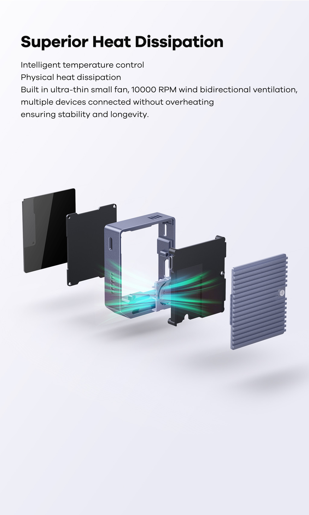 SSD solid state drive enclosure M.2 dual-protocol NVMe 4-in-1 USB3.2 ...