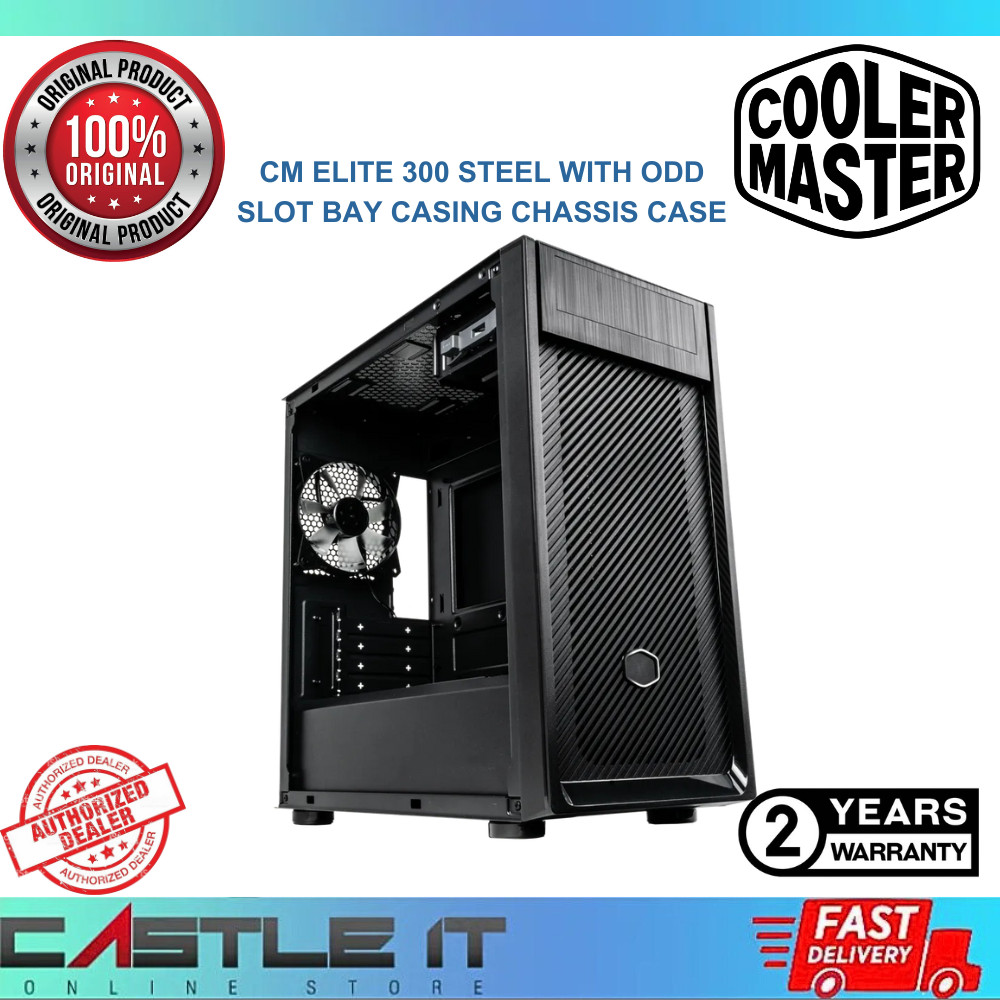 Cooler Master CM Elite 300 Steel With ODD Slot Bay Casing Chassis Case ...