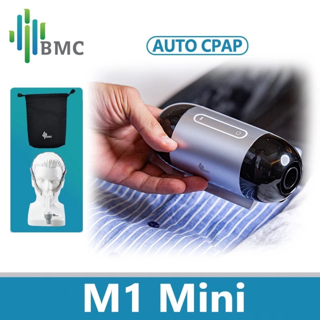 DC Mini AUTO CPAP Ventilator Anhydrous Humidifying Auto Ramp Feature ...
