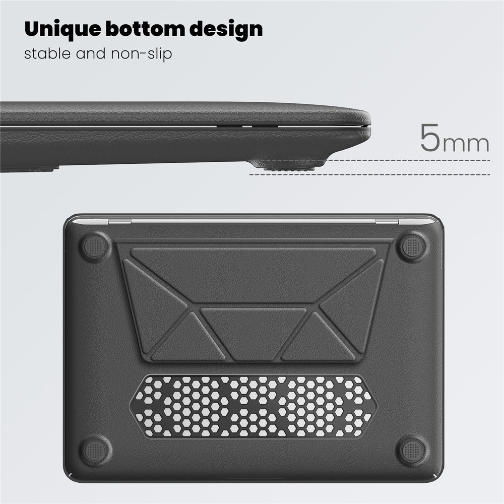 Kickstand Case for 2024 MacBook Pro M4 Air M3 A3113 M2 A2681 A2941 PU ...