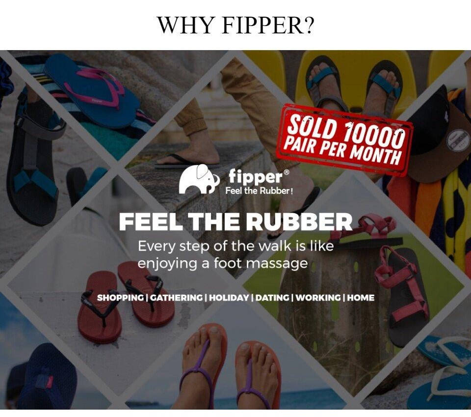 Fipper Basic S Rubber for Women in Black | Shopee Malaysia