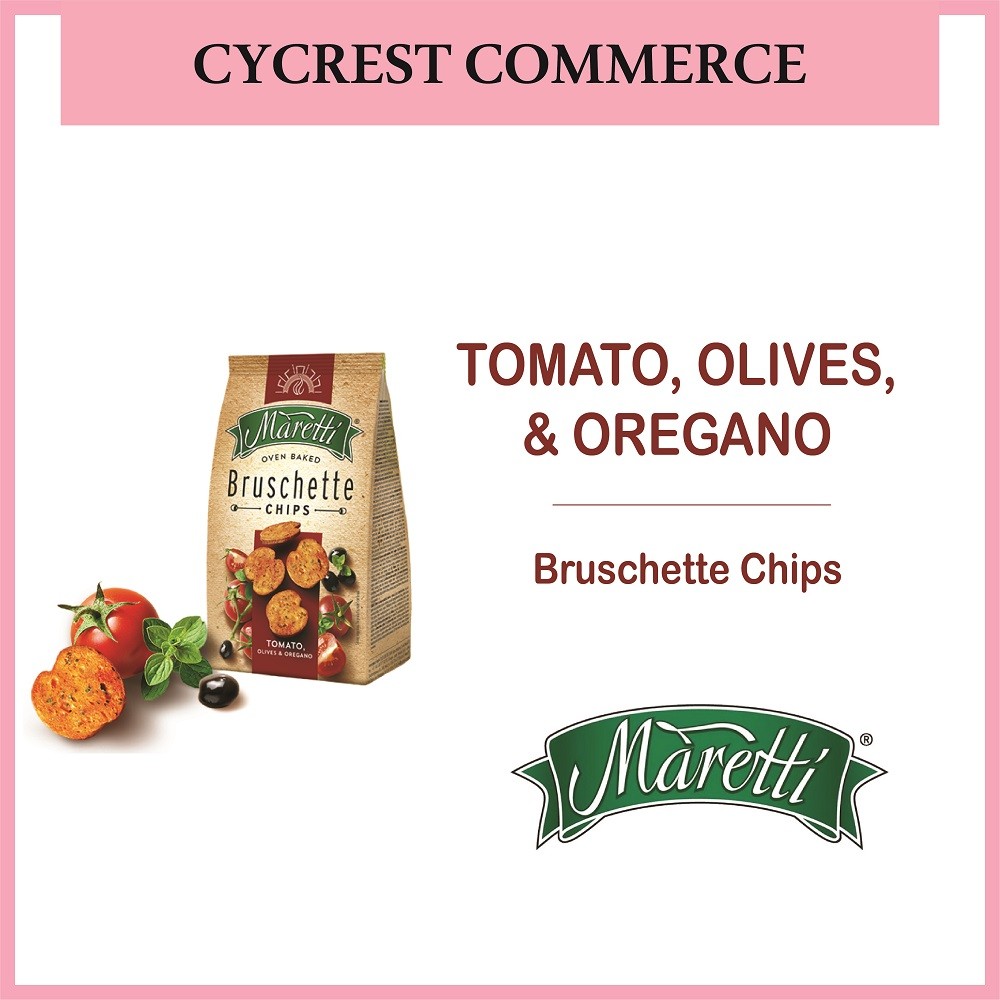 Maretti Tomato, Olives & Oregano Bruschette Chips (70g) | Shopee Malaysia