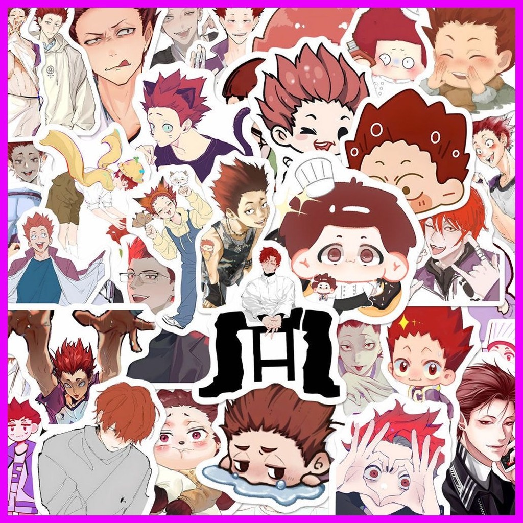 Stickers Haikyuu (60 Sheets) Tendou satori High-Appearance Volleyball ...