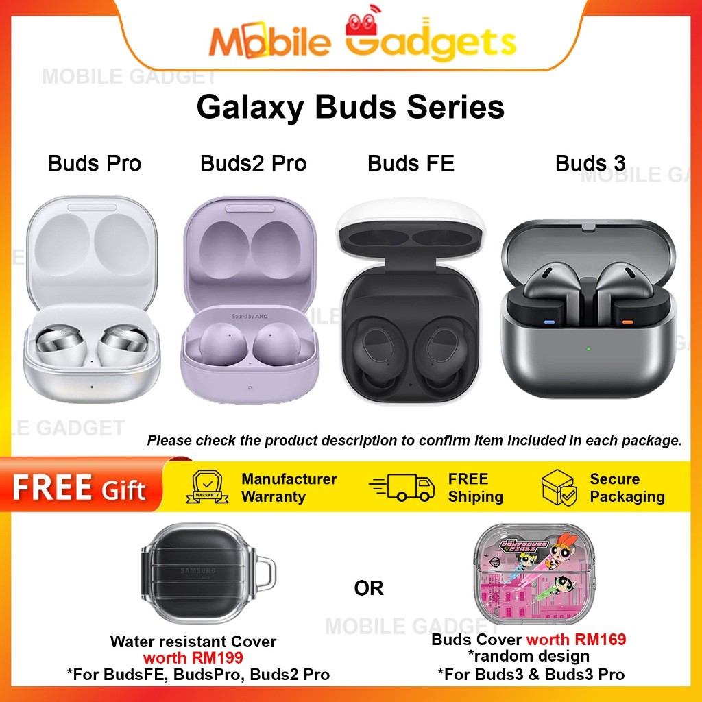 in stock Samsung Galaxy Buds 3 / Buds3 Pro / Buds2 Pro / Buds FE / Buds ...