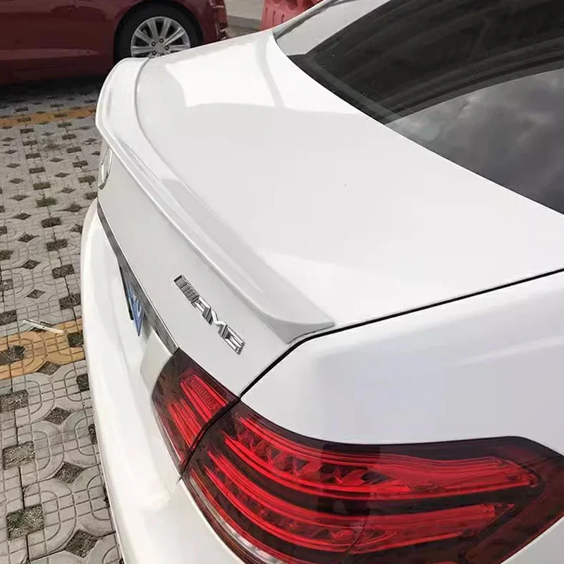 W212 Spoiler for Benz E-class Rear Wing E260 E300 Glossy Black Tail Fin ...