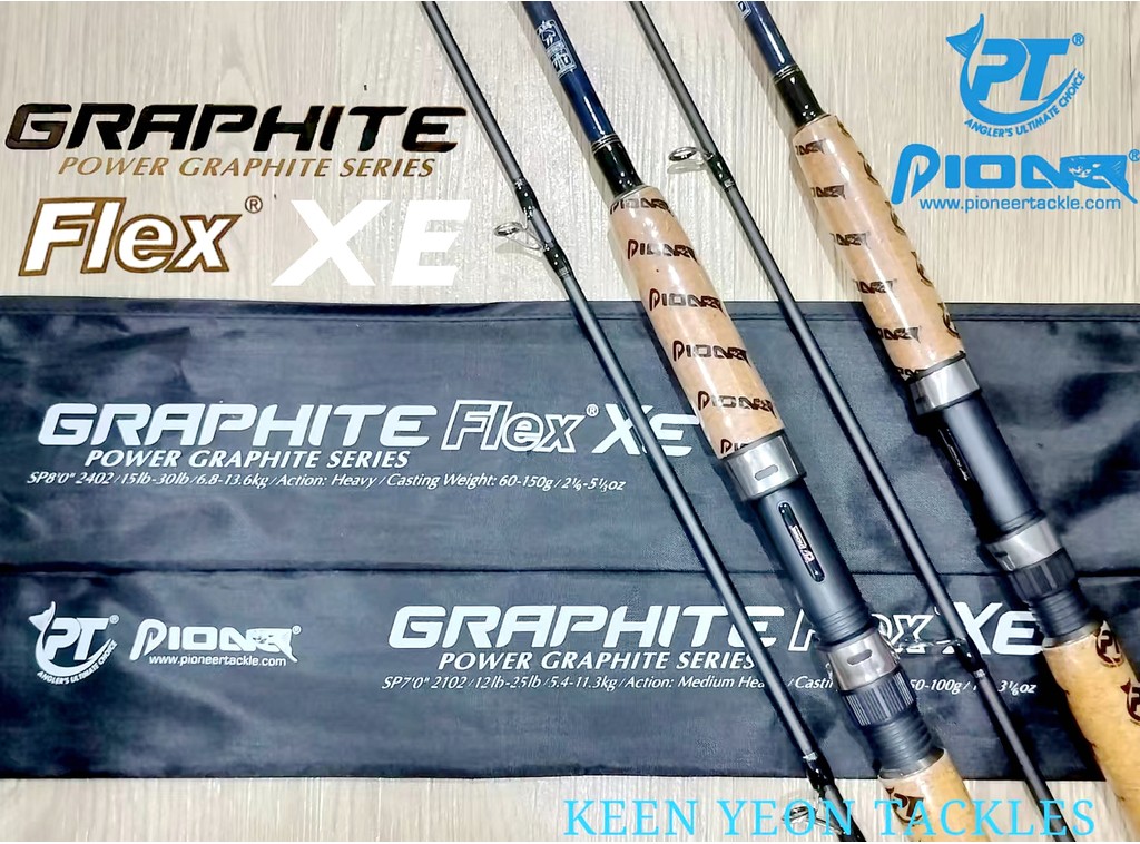 PIONEER GRAPHITE FLEX XE SPINNING GRAPHITE ROD | Shopee Malaysia