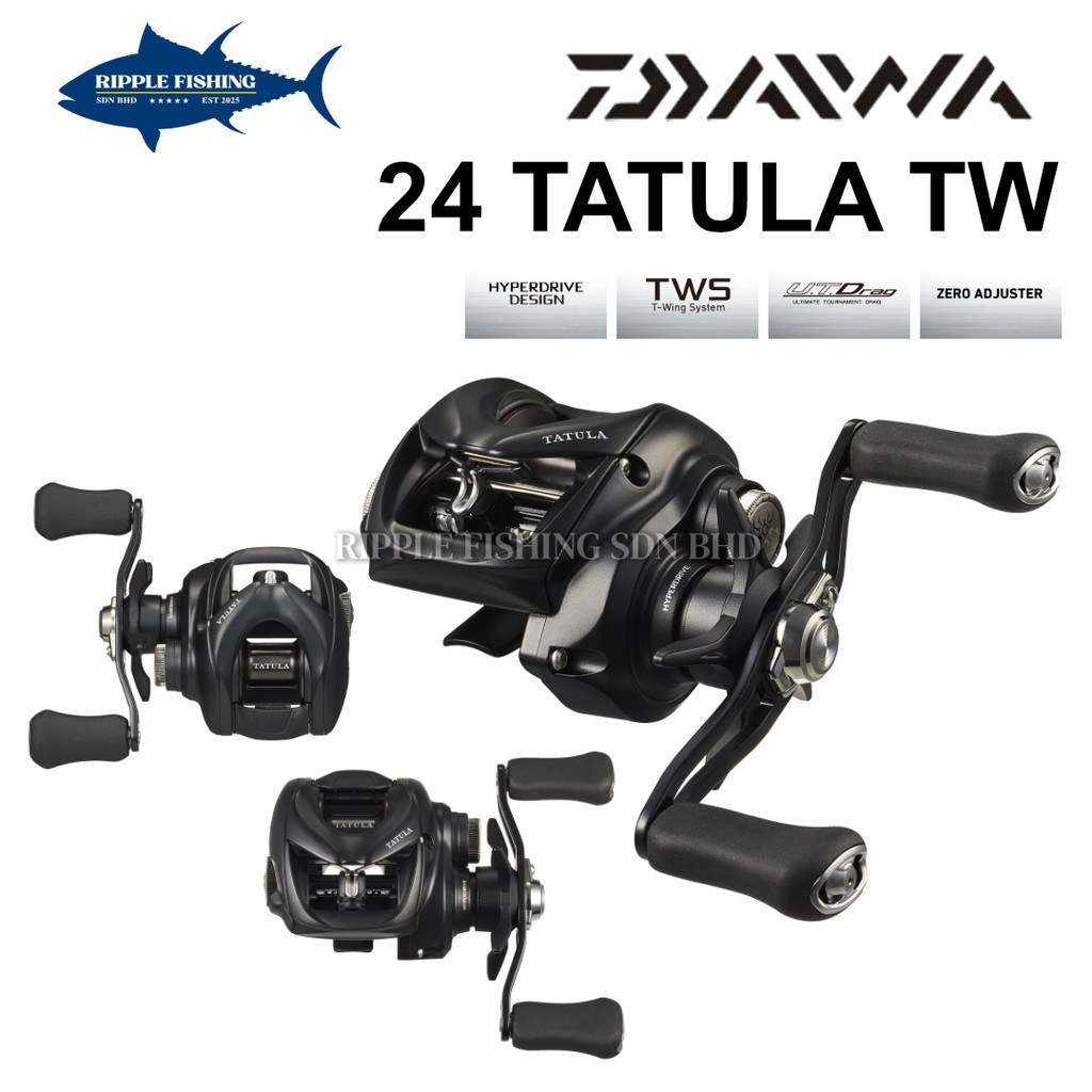 NEW 24 Daiwa fishing reel Tatula TW 100 2024 Baitcasting reel 100XHL 100HL 100L With 1 Year ...