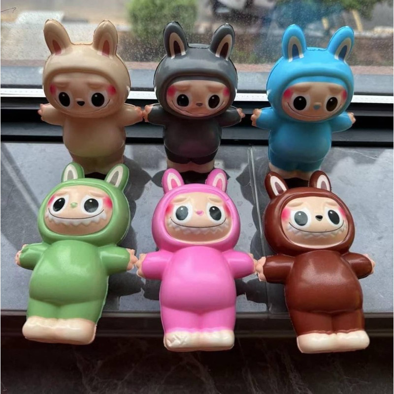 12cm Labubu Cartoon Cute Squeezing Toy Stress Relieving Toy Children's ...