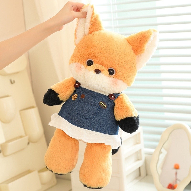 New Forest Running Fox Animal Series Cute Girl Heart ins Plush Toy Doll ...