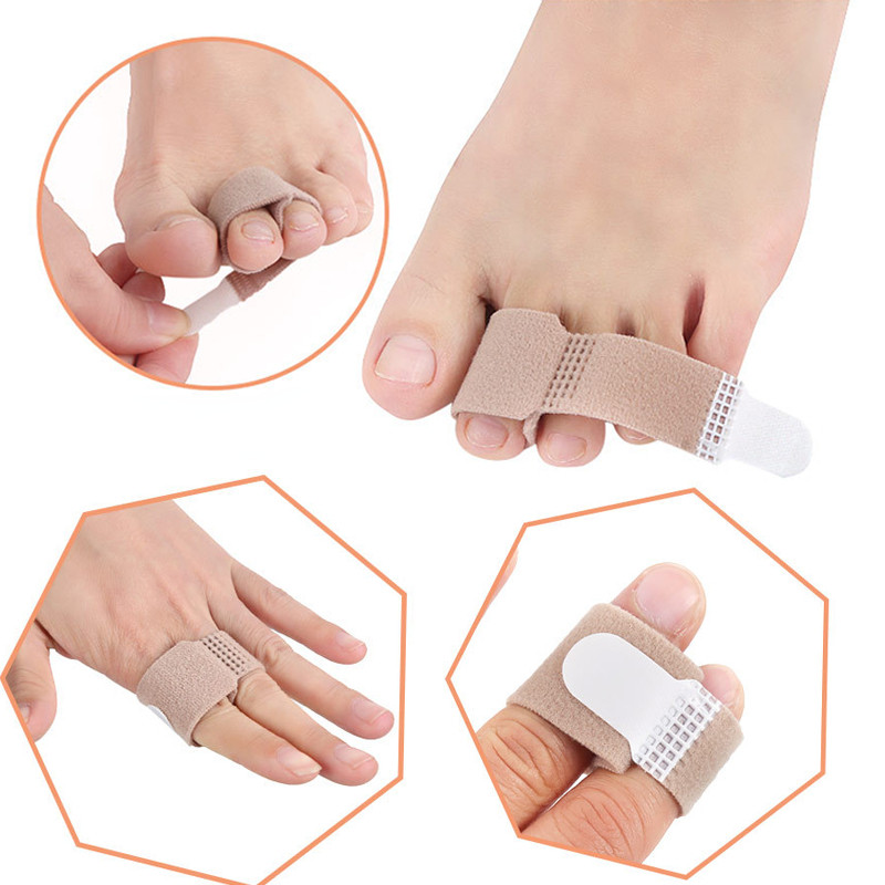1 pair of toe straighteners hammer toe tape bunion corrector bandage ...