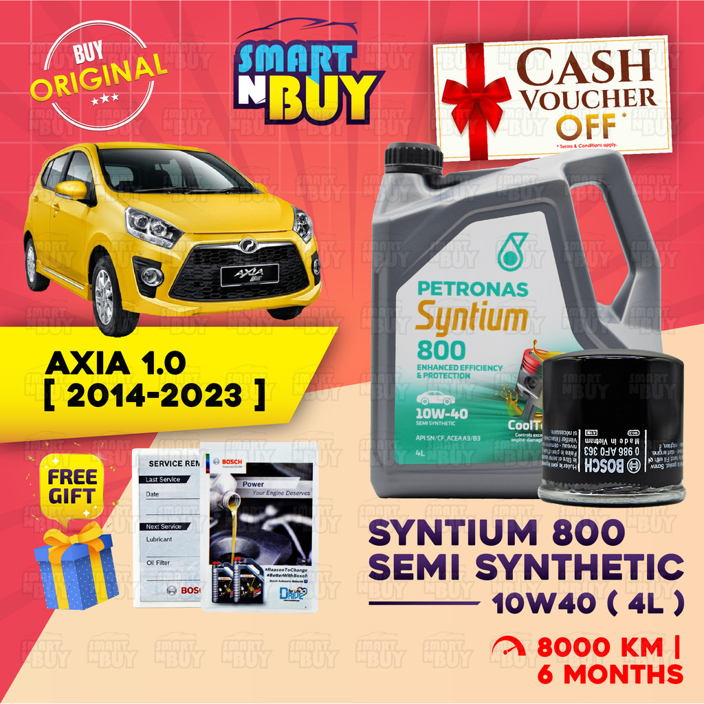 Petronas Engine Oil 10W40 Semi Synthetic Original Minyak Hitam Kereta ...