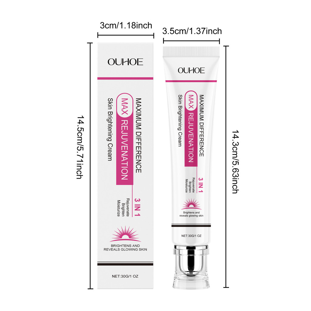 30g OUHOE Brightening Cream Gentle Hydration Moisturising Cream for ...
