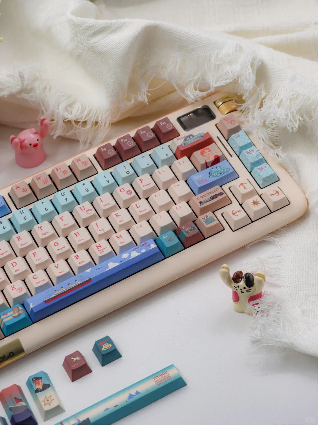 Titanic Keycap MDA/Cherry Profile 138/158 Keys PBT Dye Sublimation ...