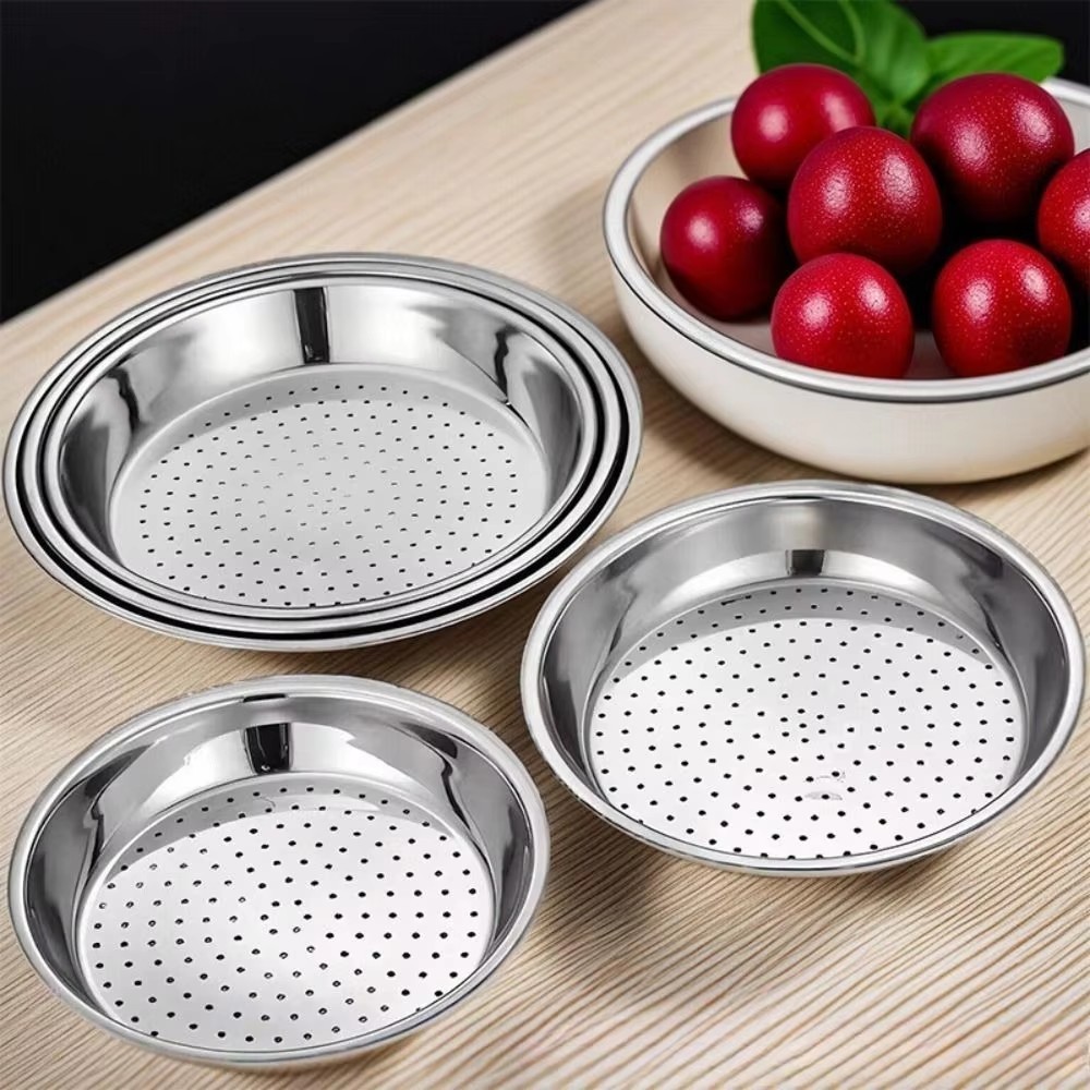 Wok Steamer Multipurpose Stainless Steel Cooking Tool - Dumplings Fish ...