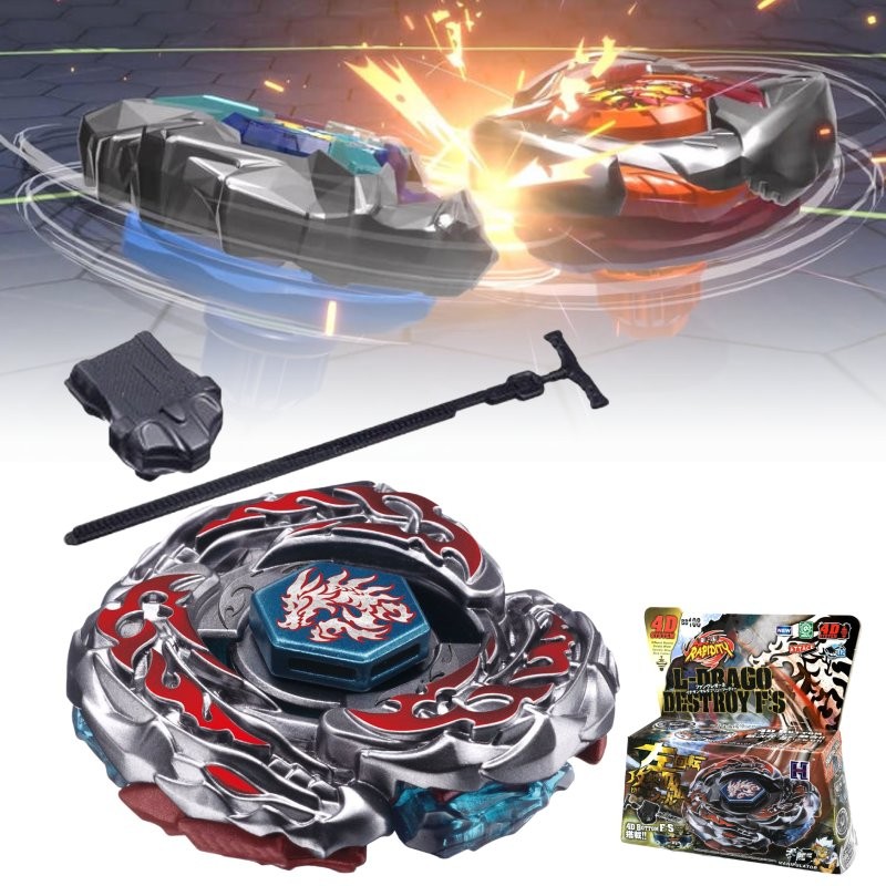 Destroy L-drago Destructor Metal Fury Beyblade Starter Set Featuring ...
