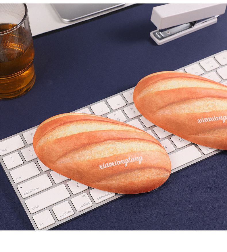 Bread Mouse Pad Silicone Wrist Rest Office Wrist Pad Oversized Mouse ...