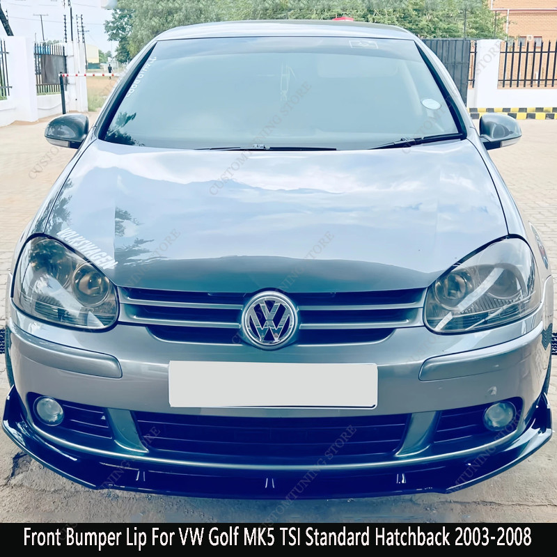 For VolksWagen Golf MK5 1K 3Pcs Front Bumper Lip Spoiler Splitter ...