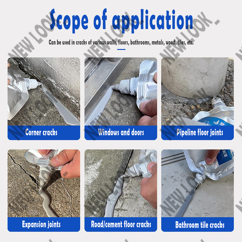 【READY STOCK 】Caulking Glue Waterproof Coating Flexible Deep Crevice ...