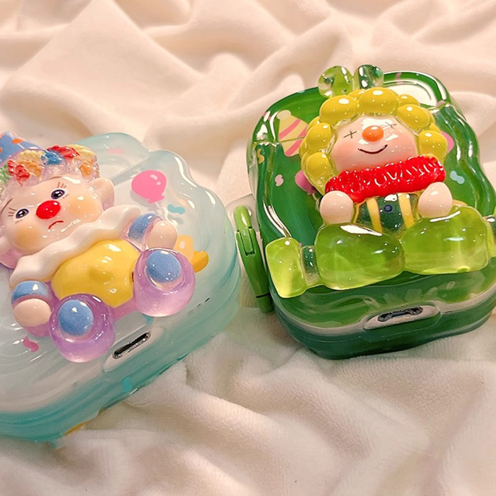 Cute Cartoon 3D Clown Airpods Case Headphone Cover for Airpods 1 2 3 ...