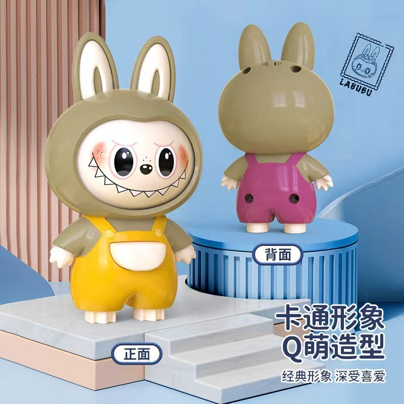 (Malaysia Stock) Kebidumei 5pcs Labubu Face-Changing Doll Keychain 3 ...