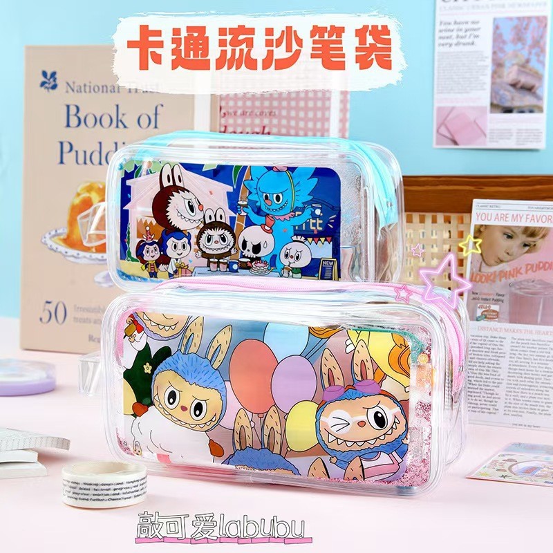 Ethan Labubu Pencil Case Large Capacity Kawaii Pencil Cases Cartoon ...