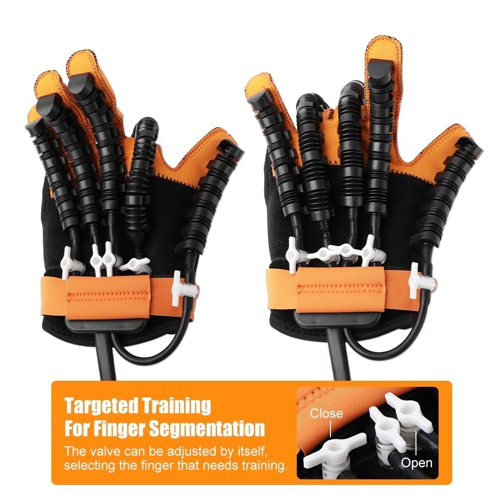 SALORIE Intelligent Heating Rehabilitation Training Robot Gloves USB ...