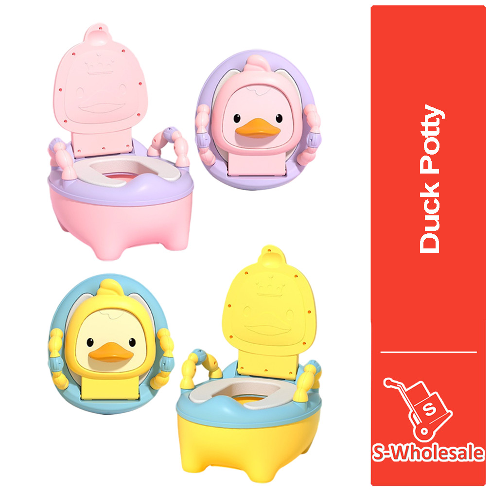 S-wholesale Two Color Duck Design Toddler Potty Training Toilet ...