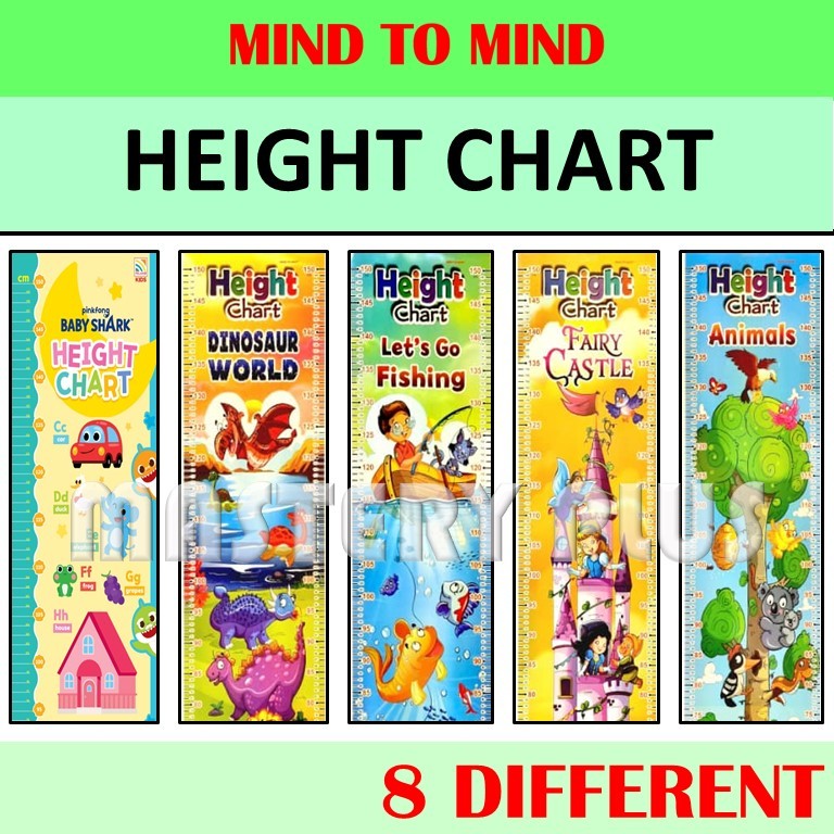 HEIGHT MEASUREMENT CHART 150CM | KIDS HEIGHT CHART 150CM UKURAN TINGGI ...