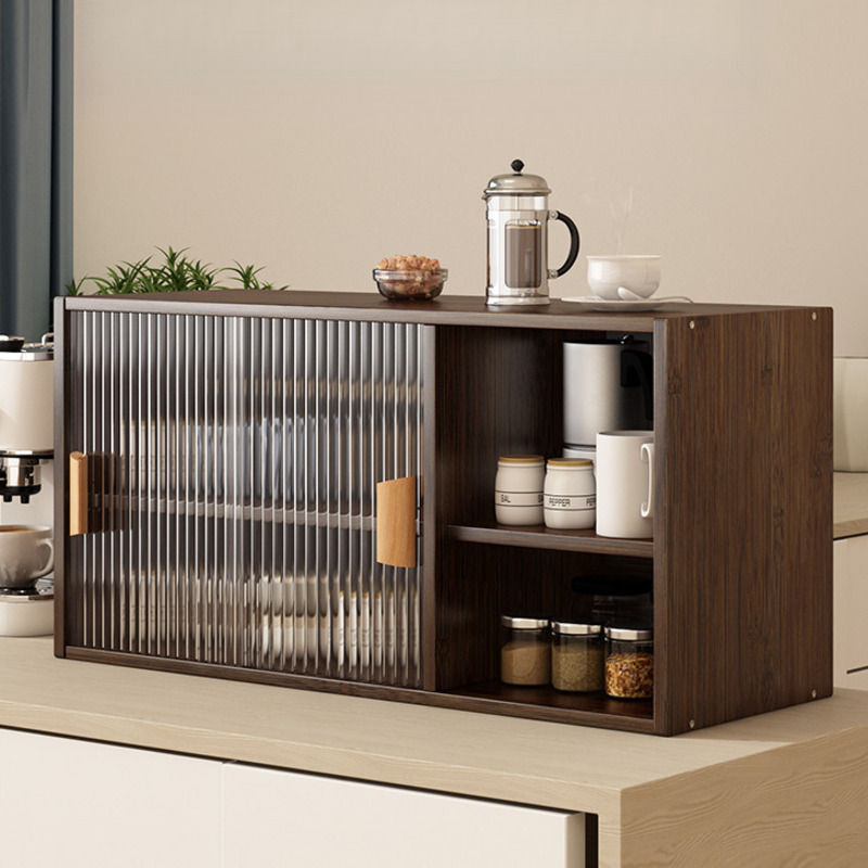 Japanese Style Desktop Dining Shelf Kitchen Cup Coffee Glass Storage ...