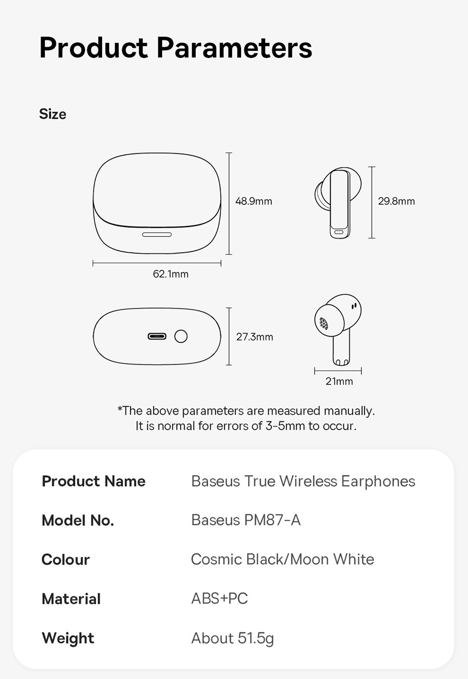 [NEW ARRIVALS] Baseus M2s Pro Earphones -52dB ANC v5.4 Support 3D ...