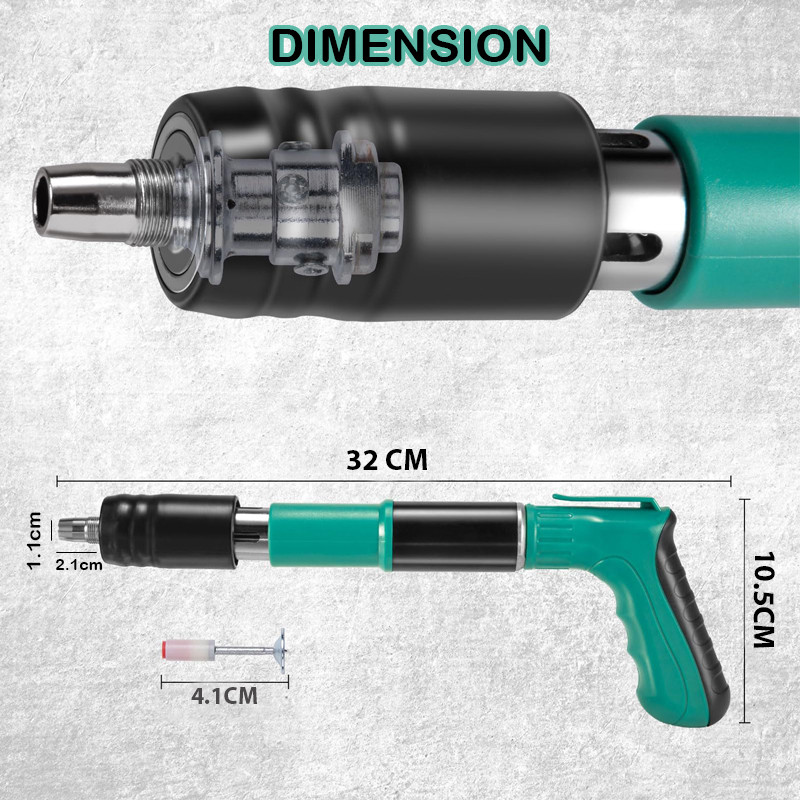 GDeal 50/100 Nails Mini Nail Gun Ceiling Artifact Adjustable Ceiling ...