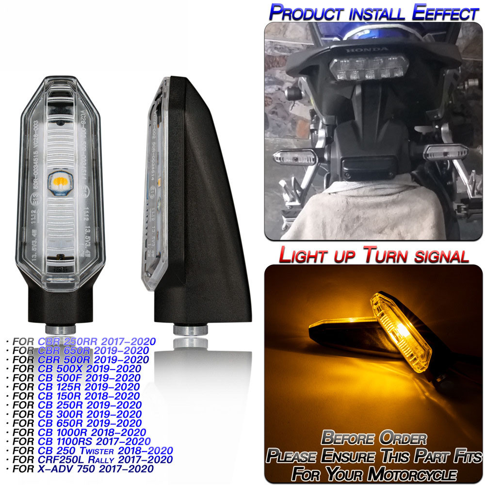 LED Turn Signal Indicator For HONDA CBR250RR CB150R CB1000R CB1100RS ...