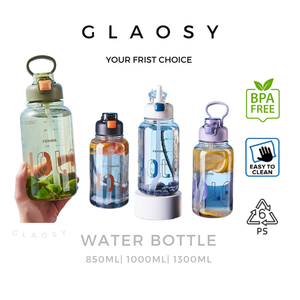 1300ML HOLA - Water Bottle Drinking Botol Air Besar Bekas Air Minuman ...