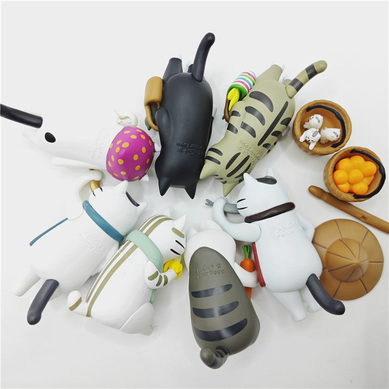 High Quality Pvc Miss Cat Collectible Blind Box Figurines Cute Toy ...