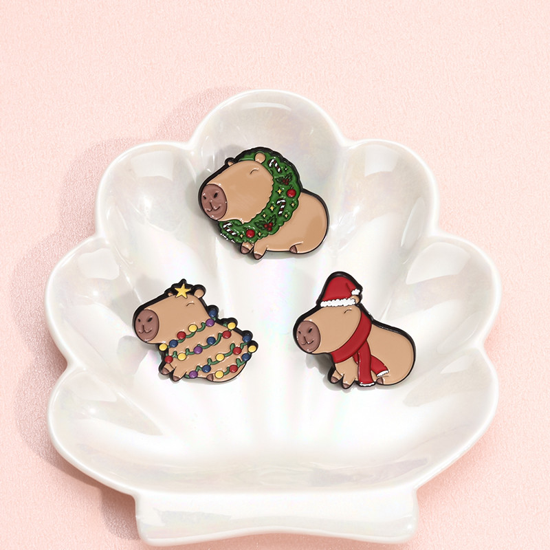 2-5Pcs Cartoon Animal Bee Goose Brooch Pins Set Cute Brooch Backpack ...