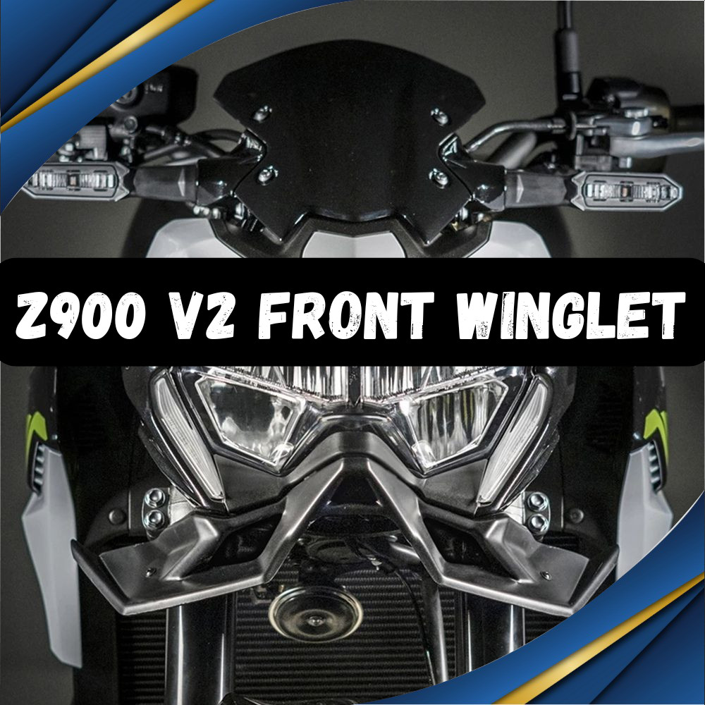 Kawasaki Z900 V2 2023 Winglet Naked Front Spoiler Winglet Aerodynamic ...