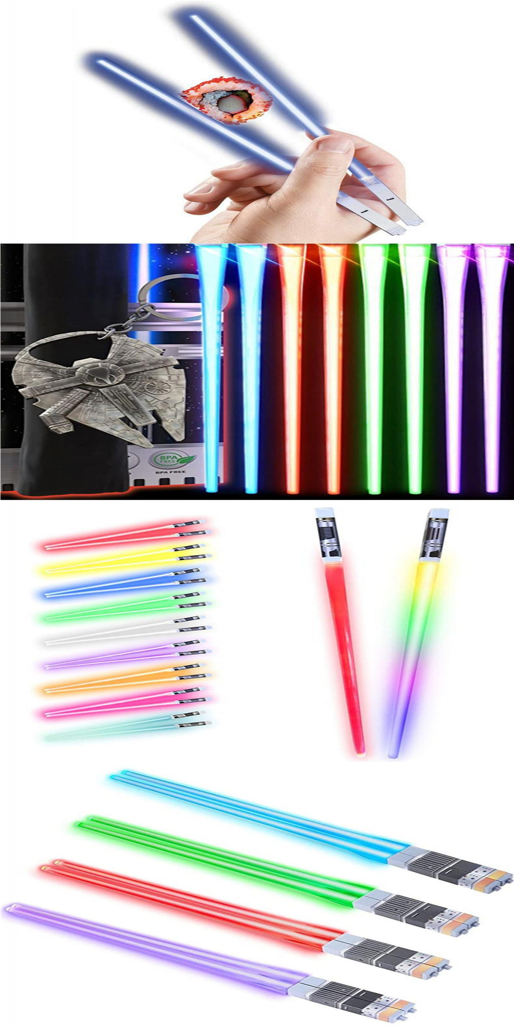 LED penyepit bercahaya baru Homehold berwarna-warni pendarfluor kreatif ...