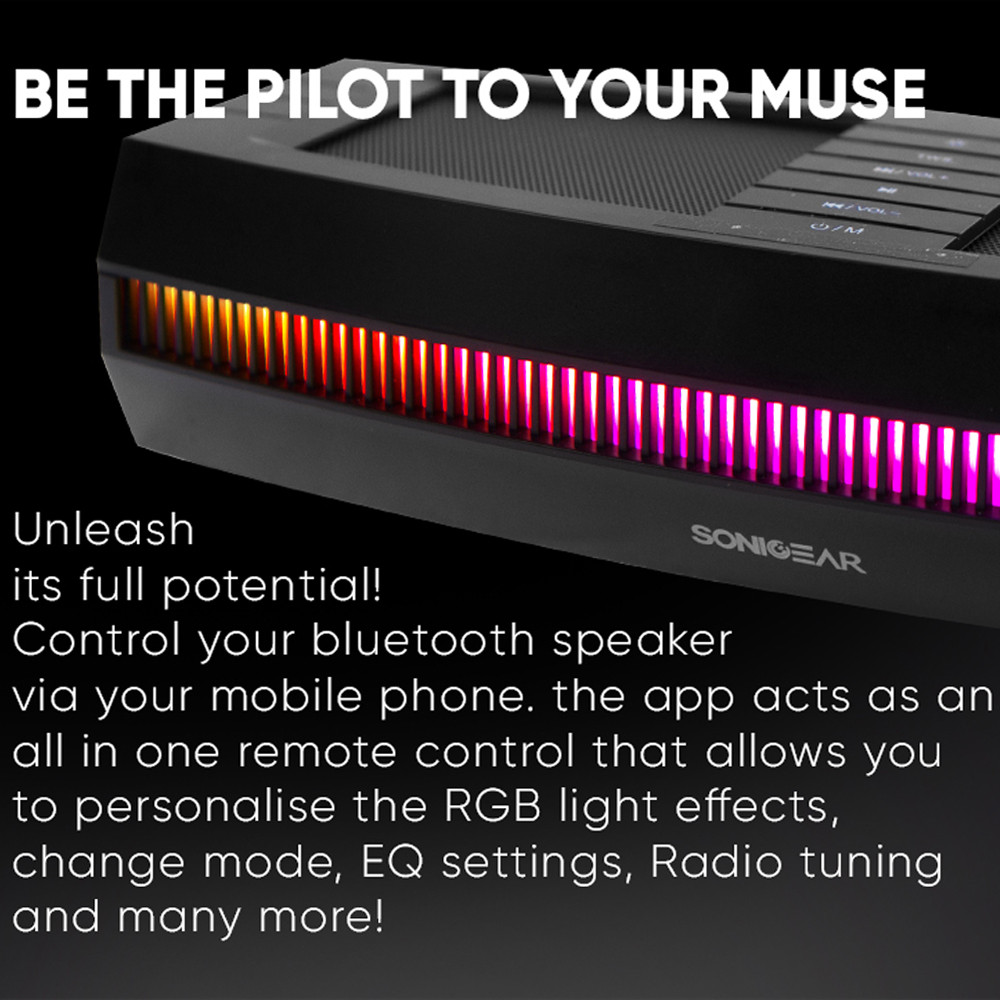 SonicGear Sonic Shuttle TWS Wireless Bluetooth 5.0 Portable Speaker ...