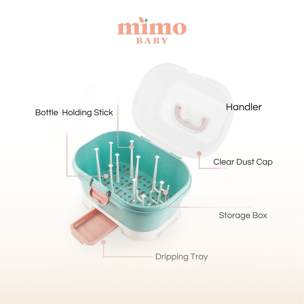 Mimo Baby Nursing Bottle Storage Box | Milk Bottle Storage Box to Keep ...