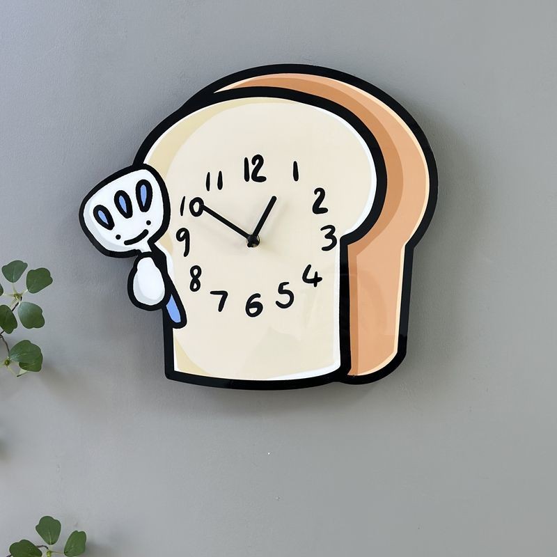 Anpanman Creative Wall Clock Living Room Cartoon Silent Clock Household ...