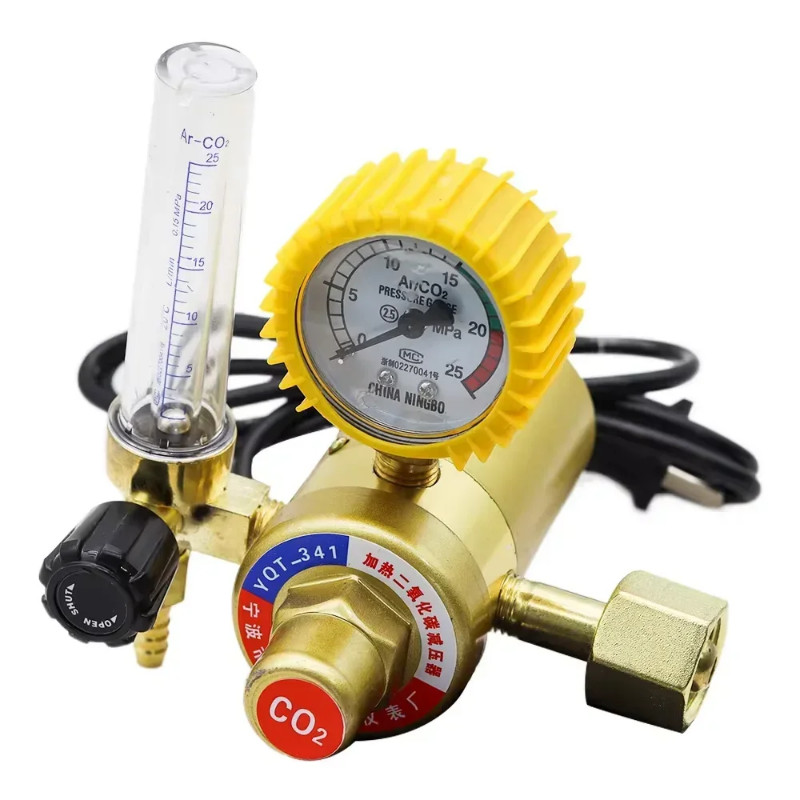 Carbon Dioxide Meter Pressure Reducer CO2 Pressure Regulator 36V 110V ...